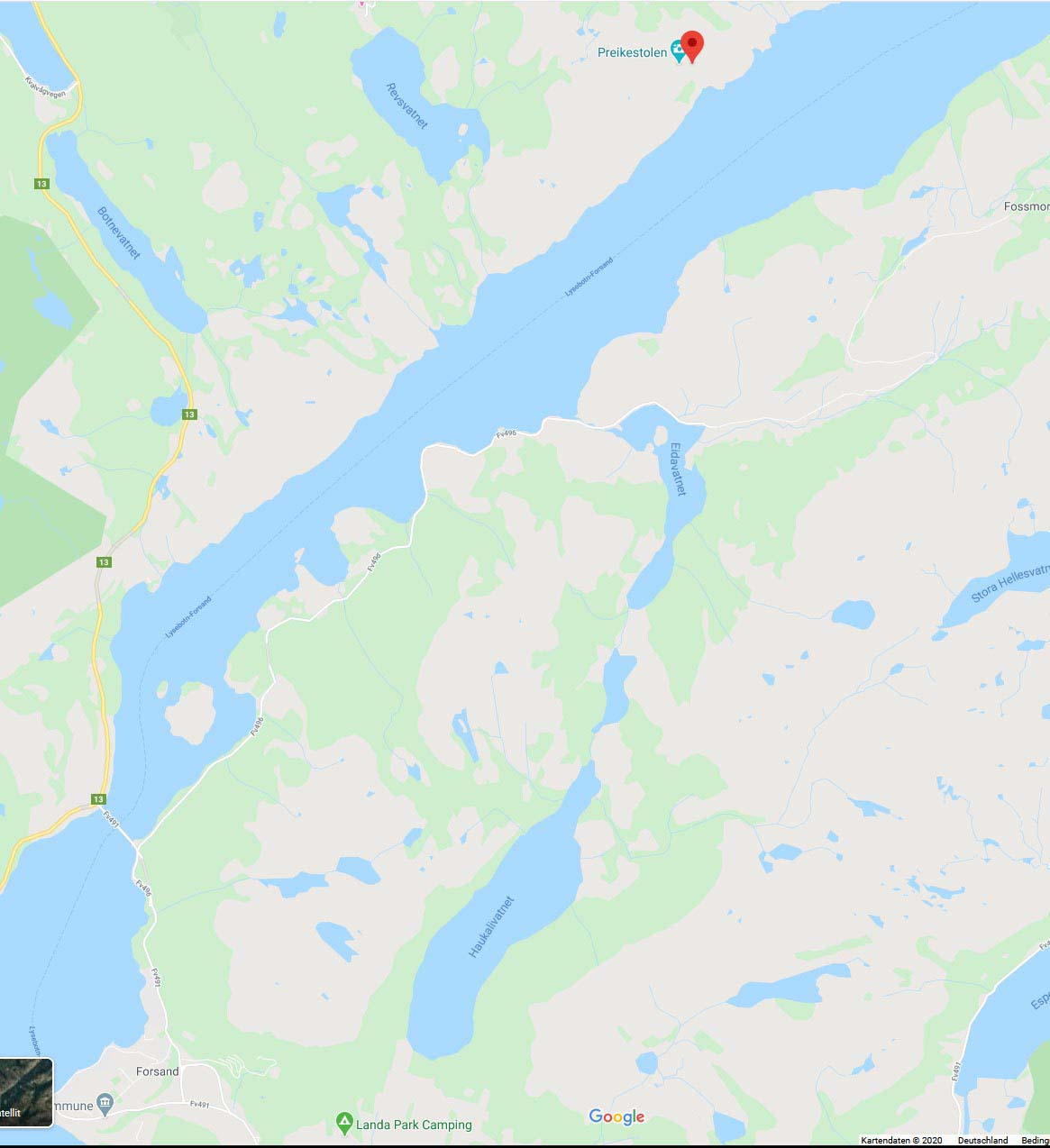 Lysefjord Geheimtipp - Mit Blick auf den Preikestolen