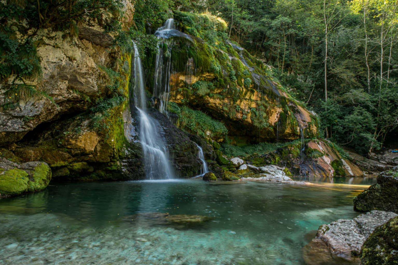Virje Wasserfall - Der Türkisgrüne Geheimtipp bei Bovec